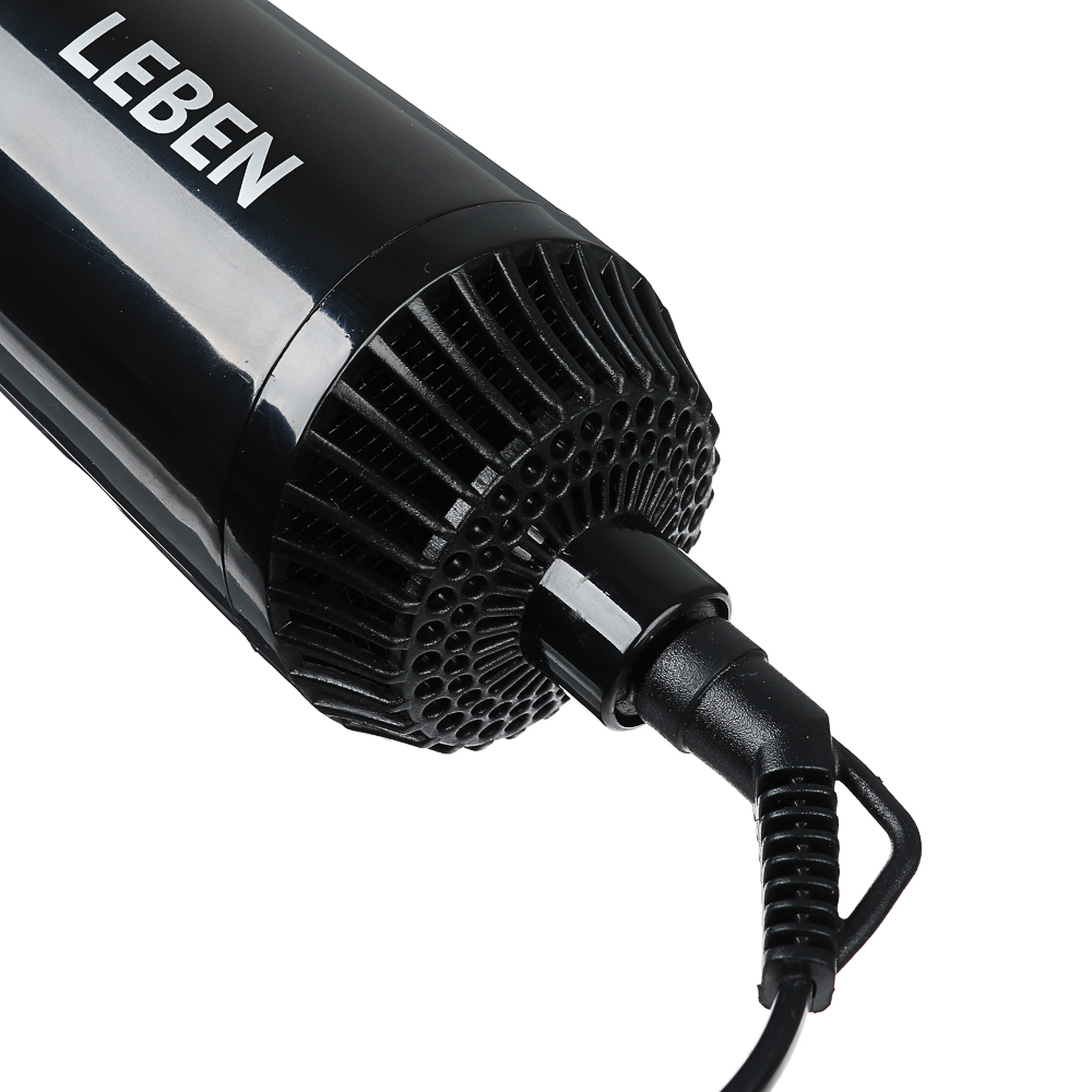 LEBEN Фен-щетка для волос, 1000Вт, 3 темп. реж., 2 скорости, автомат ...