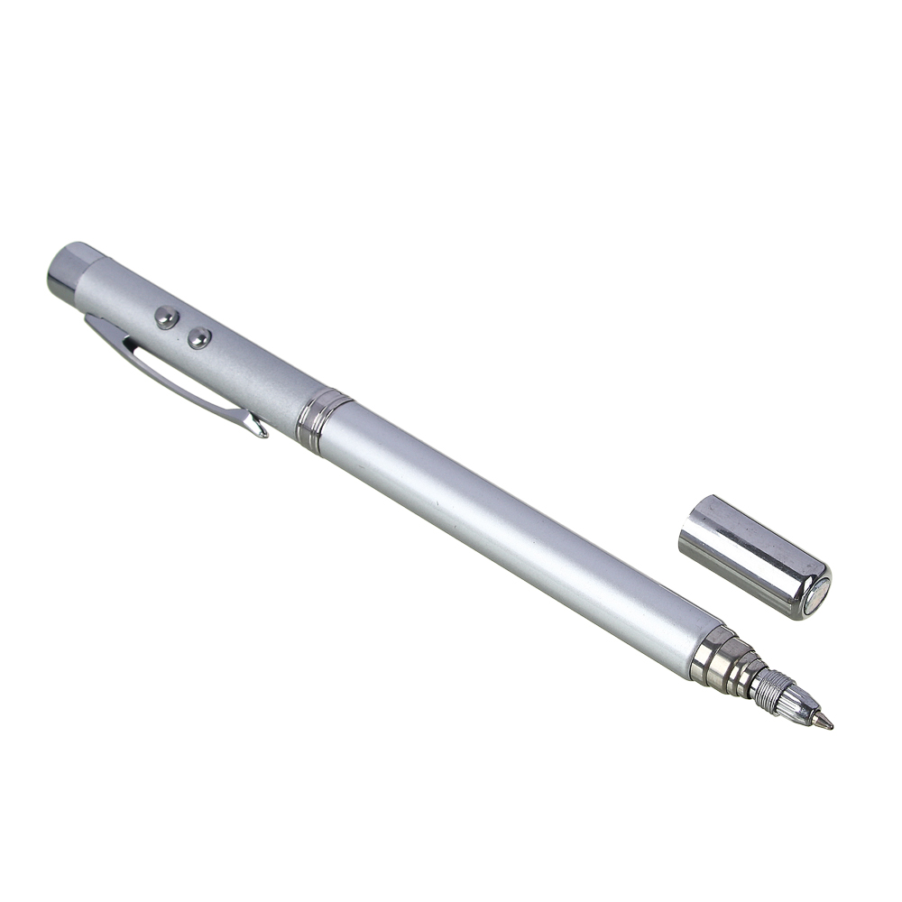 ЕРМАК Ручка - выдвижная указка, магнит, 1 LED + лазер, 3xLR41, пластик ...